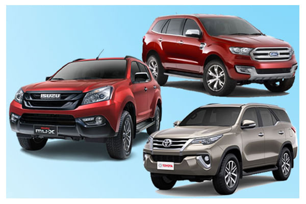 Isuzu MU-X vs Toyota Fortuner vs Ford Endeavour: Specifications comparison | Autocar India