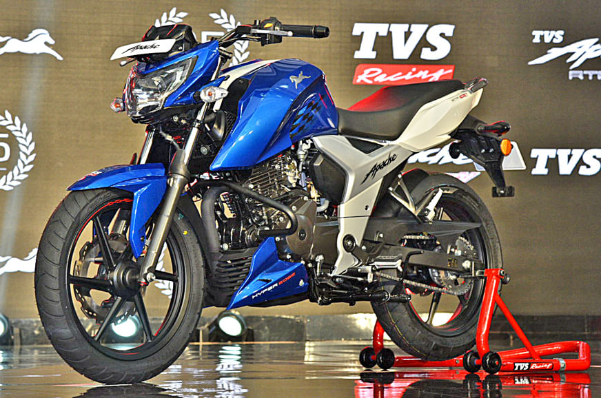 2018 TVS Apache RTR 160 4V launched in India at Rs 81,490 | Autocar India
