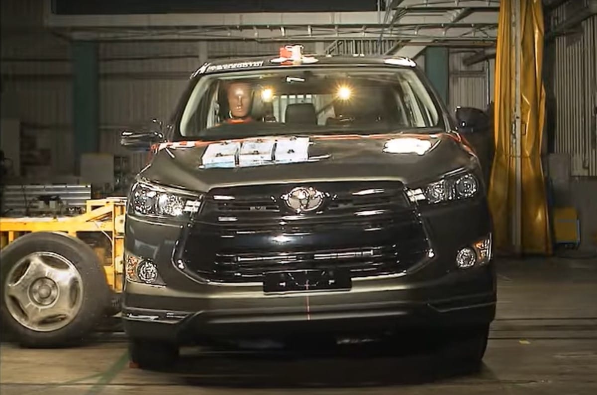 2020 Toyota Innova Crysta scores 5 stars in ASEAN NCAP crash tests ...