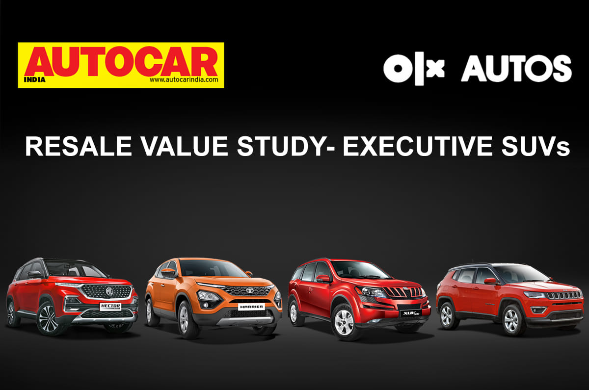 Autocar India OLX resale value study executive SUV segment | Autocar India