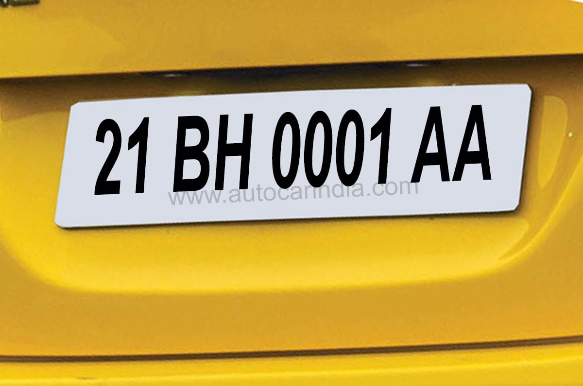 BH series pan-India licence plates introduced - Introduction | Autocar ...