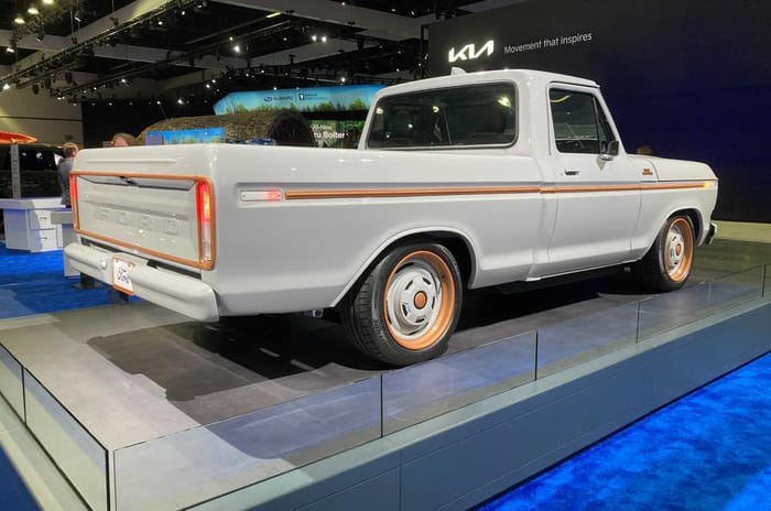 All-electric, 1978 Ford F-100 Eluminator showcased | Autocar India