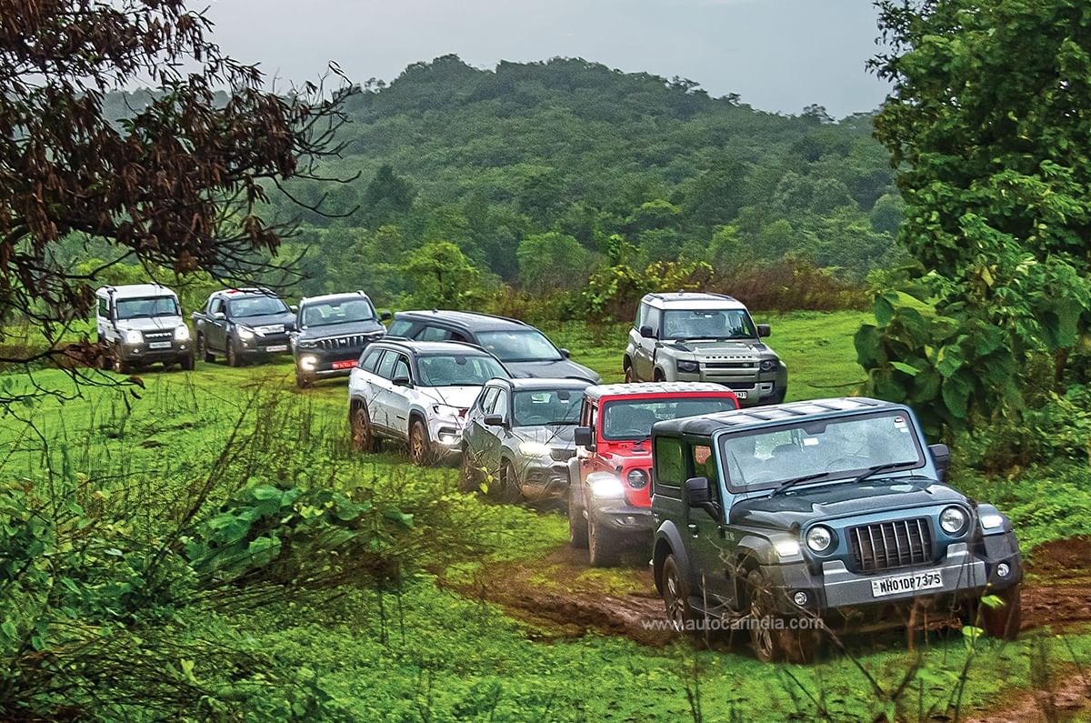 India's best 4x4s compared and tested on an off road course ...