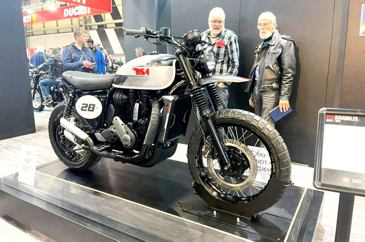 BSA Scrambler concept showcased at Motorcycle Live | Autocar India