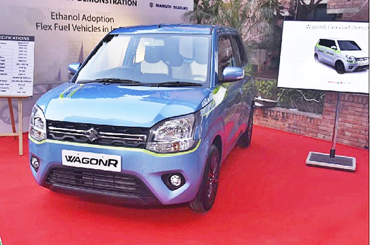 Maruti showcases ethanol-powered Wagon R prototype; evaluates flex fuel ...