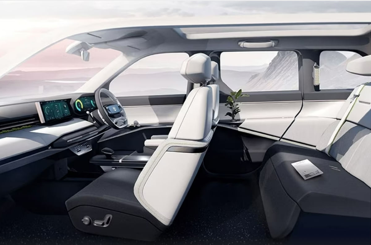 Tata Sierra EV interior to come in 4 seater and 5 seater configurations ...