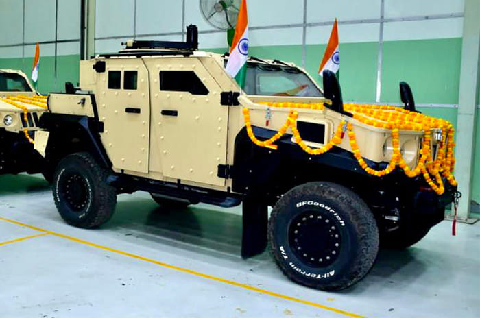 Mahindra Armado armoured car, light specialist vehicle specifications ...