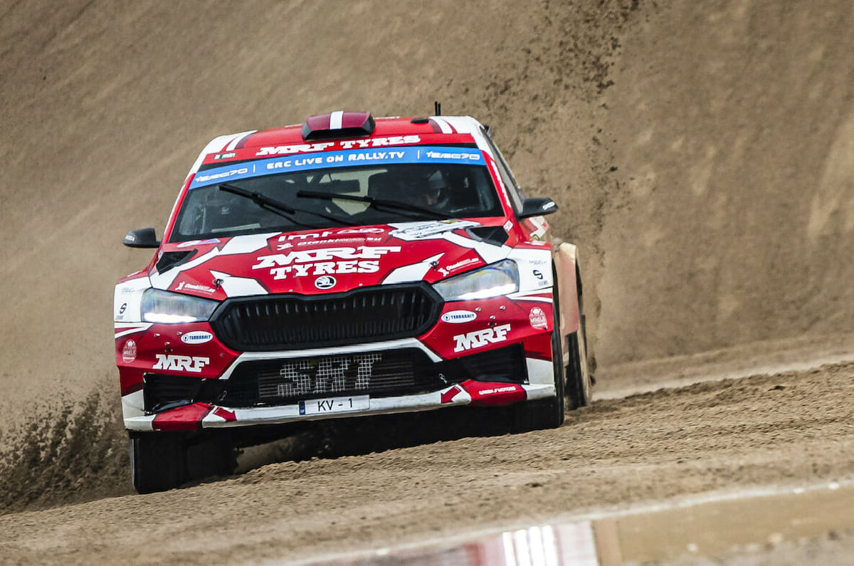 European Rally Championship: MRF, Martins Sesks win Rally Liepaja ...