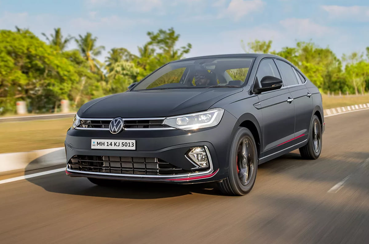 Volkswagen Virtus price; Matte Edition, Carbon Steel grey colour ...