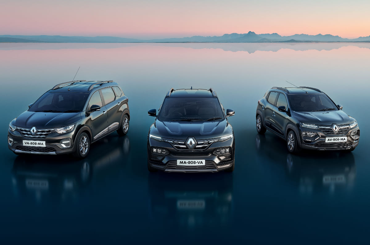 Renault Kiger, Kwid, Triber urban night edition, price, features and ...