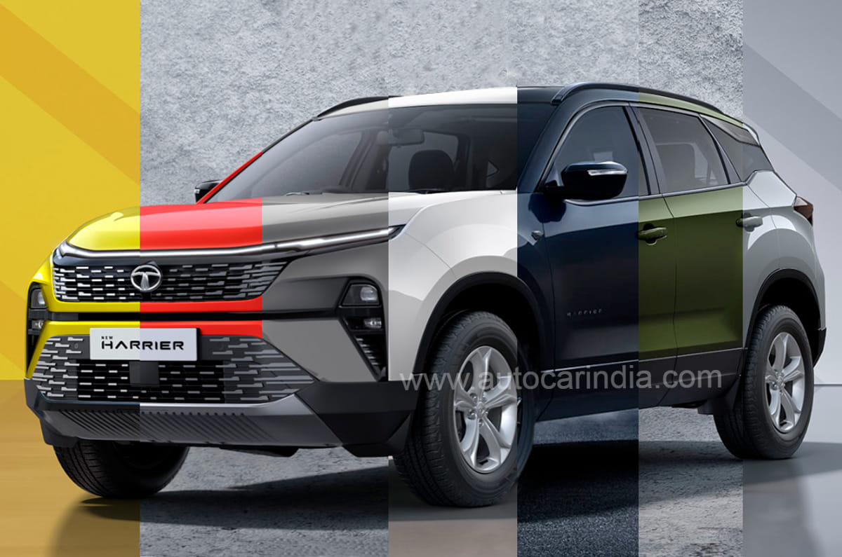 Tata Harrier facelift price, colour options and variants | Autocar India