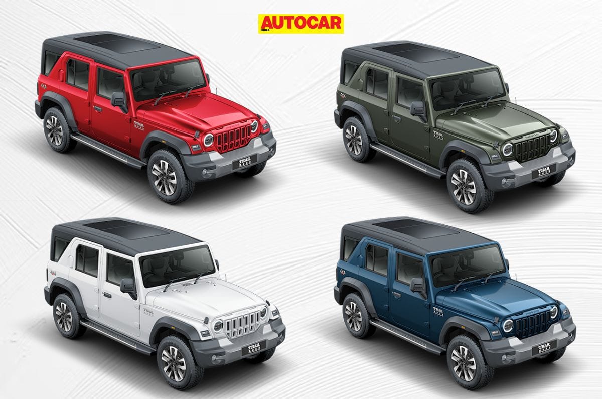 Mahindra Thar Roxx price, colours, variants, launch details, rivals ...