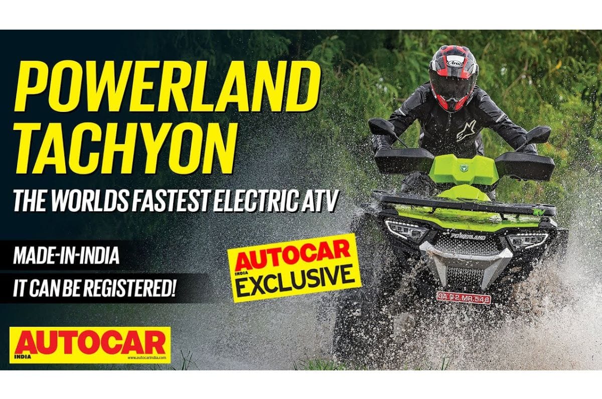 Powerland Tachyon electric ATV, performance, offroading, specs and ...