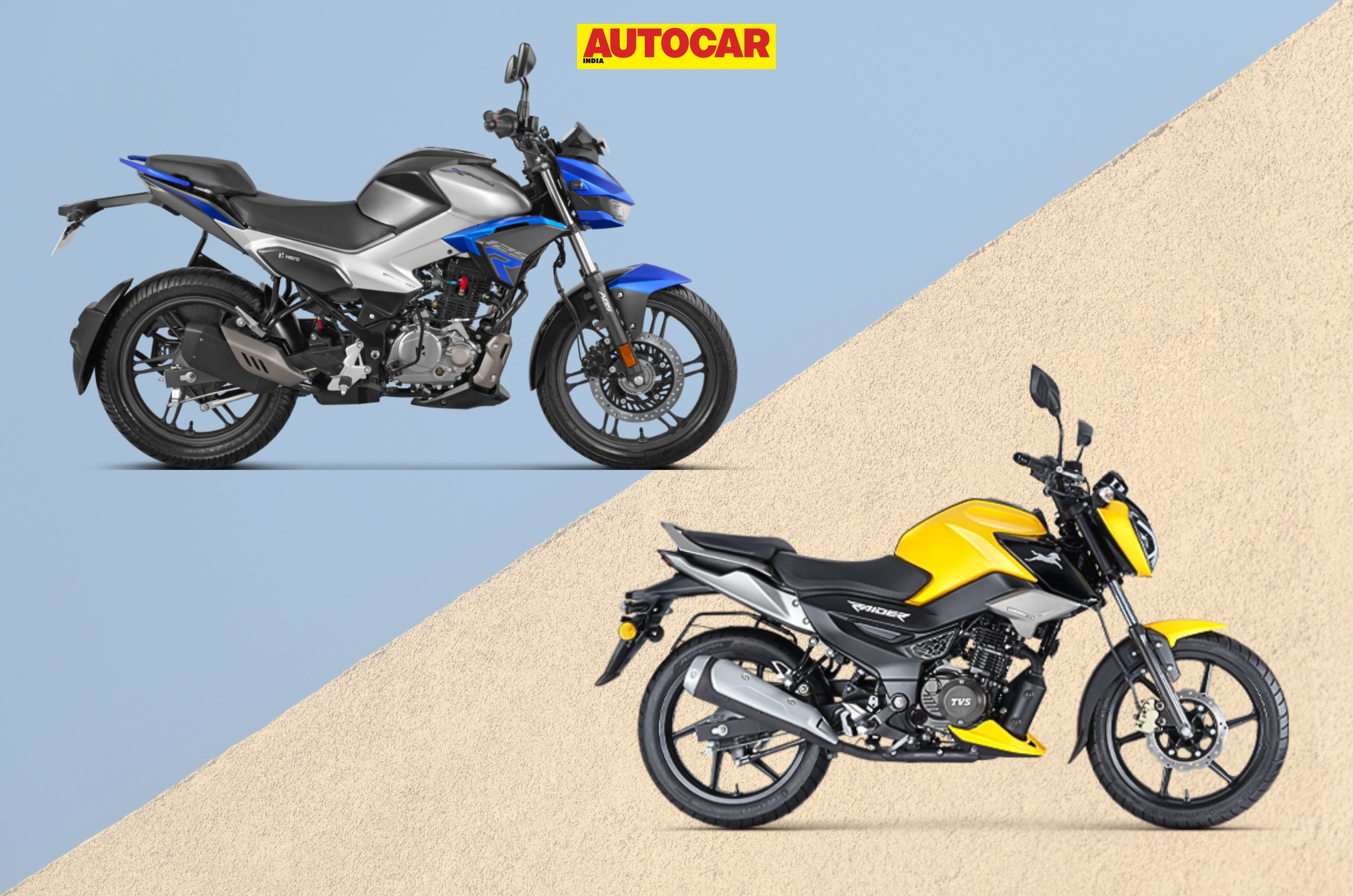 Hero Xtreme 125R vs TVS Raider 125, price, performance, acceleration ...