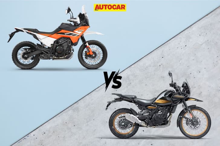 2025 KTM 390 Adventure vs Royal Enfield Himalayan 450, price ...