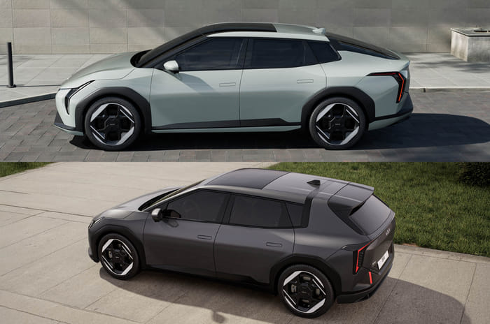 Kia EV4 teaser images electric coupe SUV details | Autocar India