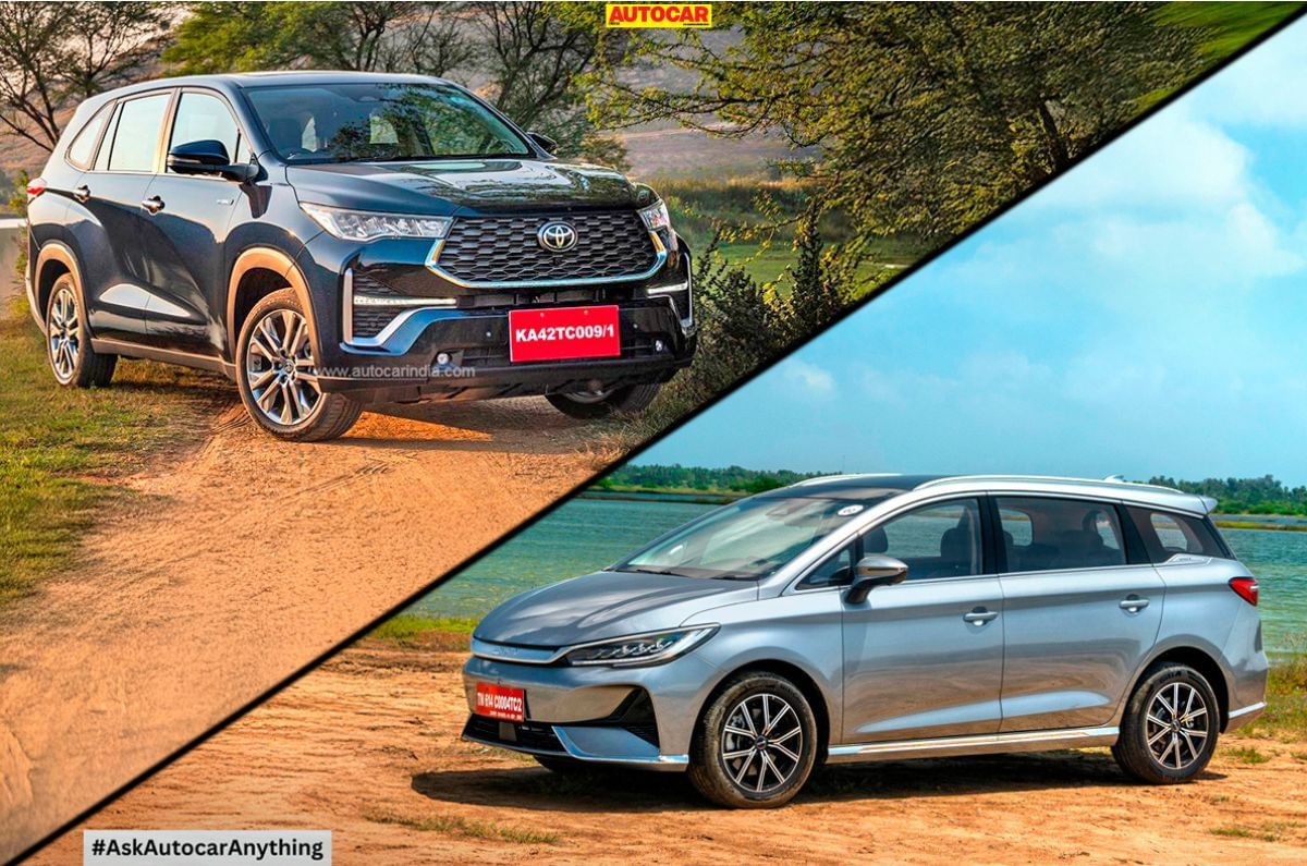Toyota Innova Hycross vs BYD eMax 7 running costs, efficiency, comfort ...