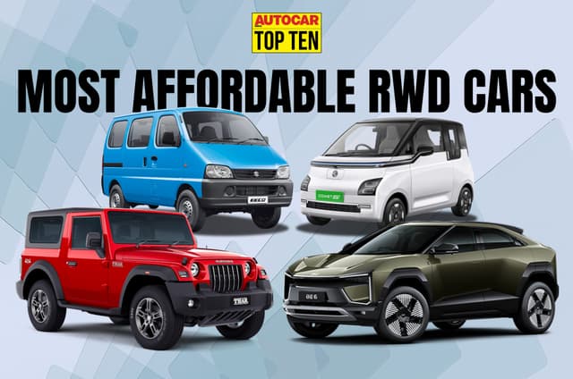 Cheapest cars with RWD price in India, most affordable rear wheel drive ...