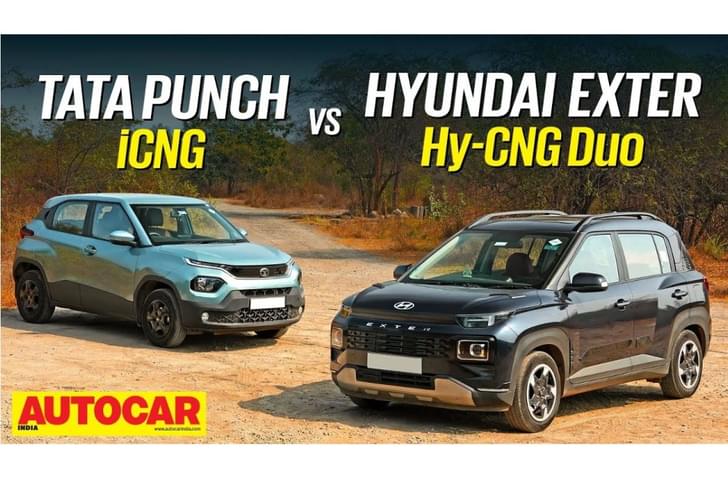 Tata Punch CNG vs Hyundai Exter CNG video review - Introduction | Autocar India