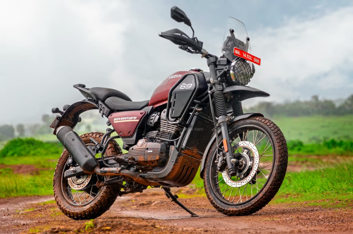 Updated Yezdi Adventure with new headlamp launch on June 4th | Autocar ...