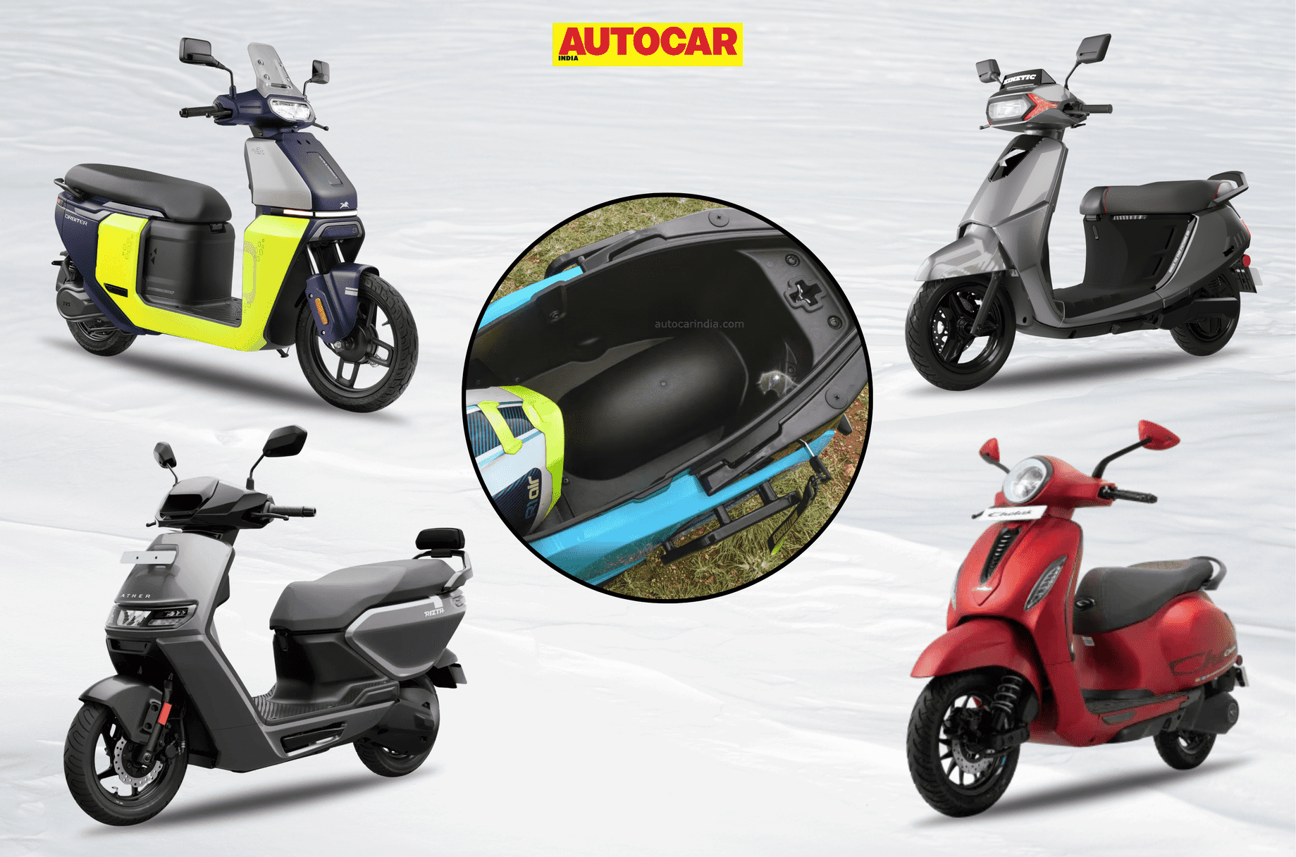 5 electric scooters with largest boots | Autocar India