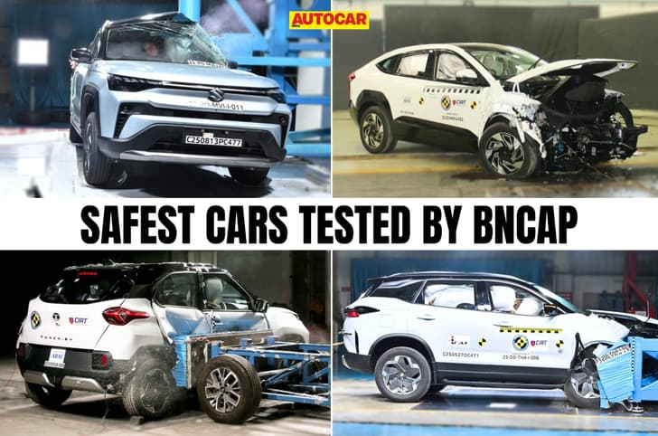 Top 5 safest cars in India as rated by Bharat NCAP - Introduction ...