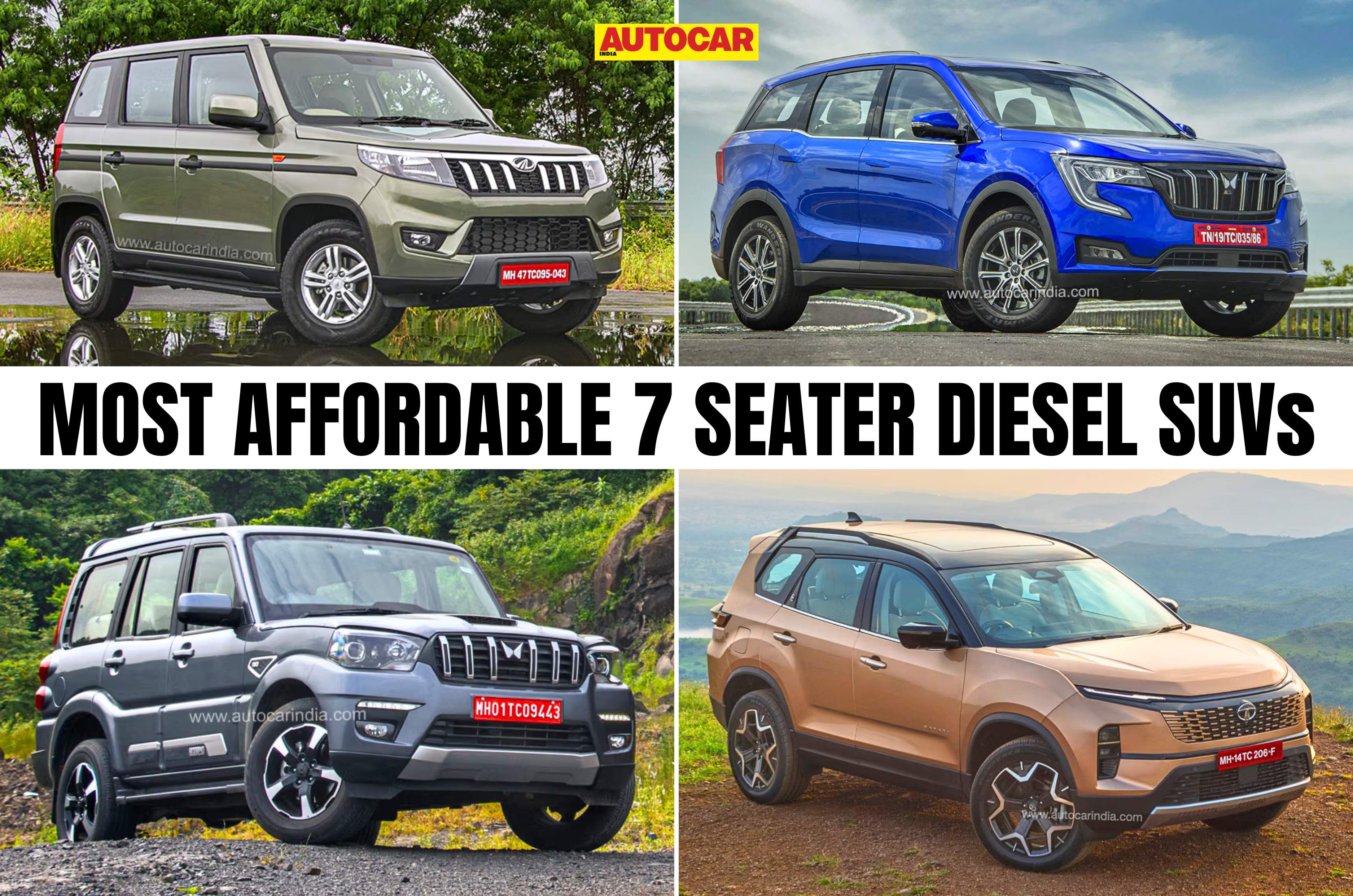 Top 5 most affordable 7 seater diesel SUVs in India - Introduction ...