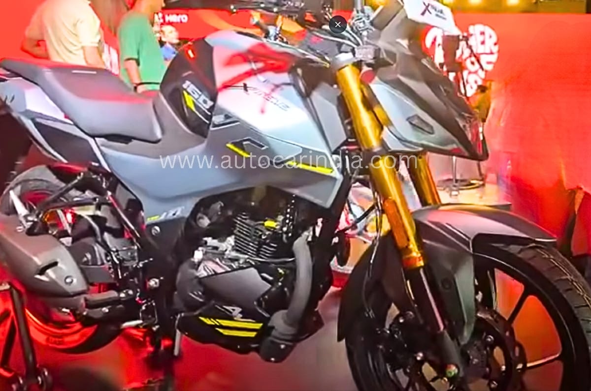 Updated Hero Xtreme 160R 4V seen with new design and cruise control | Autocar India