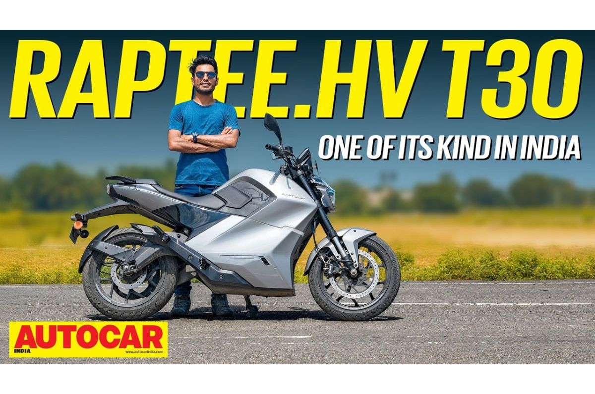 Raptee.HV T30 review - India's first high-voltage electric motorcycle ...
