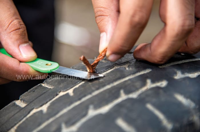 How to avoid a tyre puncture, repair a puncture, tyre pressure ...