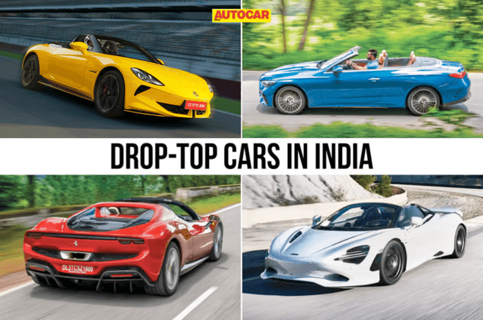 Every Convertible On Sale In India: Ferrari, BMW, McLaren And More ...