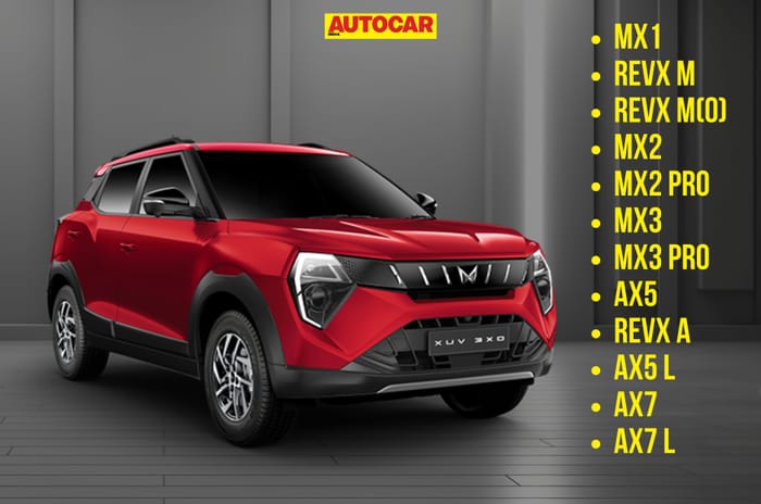 Mahindra XUV 3XO price, variants, features explained | Autocar India