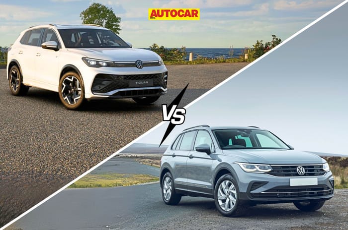 VW Tiguan new vs old: Rs 11 lakh pricier, more power and features ...