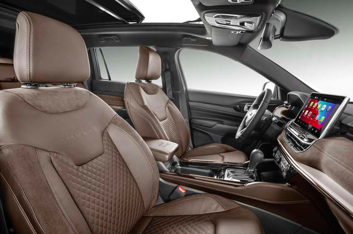 Jeep Meridian Front Row Seats Image – Meridian Photos in India ...
