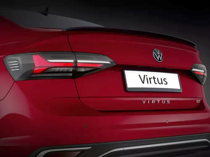 Volkswagen Virtus Rear View Image – Virtus Photos in India | Autocar India