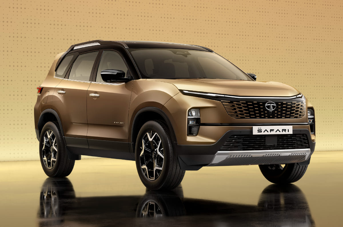 Tata Safari facelift exterior and interior images - Introduction ...