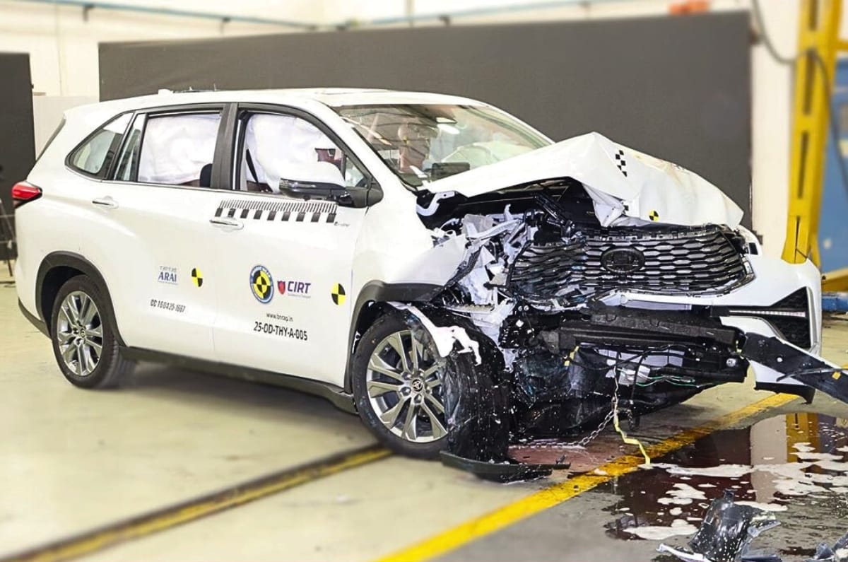 Toyota Innova Hycross BNCAP crash test image gallery | Autocar India
