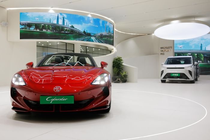 MG Select showroom locations India, Cyberster sports car, M9 | Autocar ...