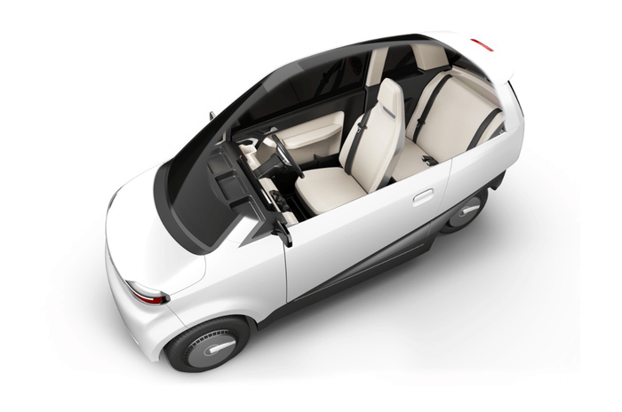 Vayve Eva solar EV at Bharat Mobility Expo 2025 | Autocar India