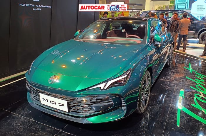 MG ZS HEV, MG 7 Trophy, IM 5 and IM 6 showcased at Auto Expo 2025 ...