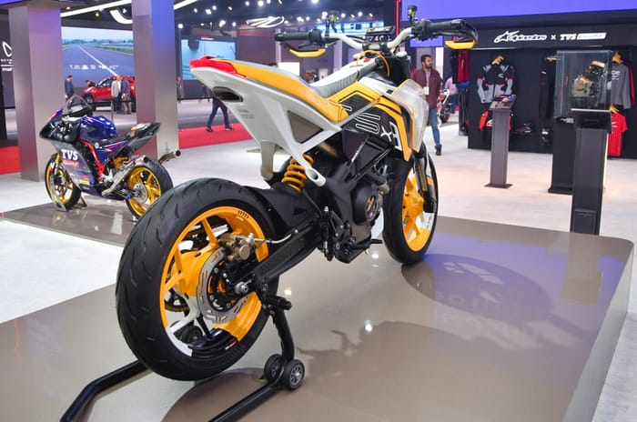 TVS RTS X production-spec model design patented - Dartjets