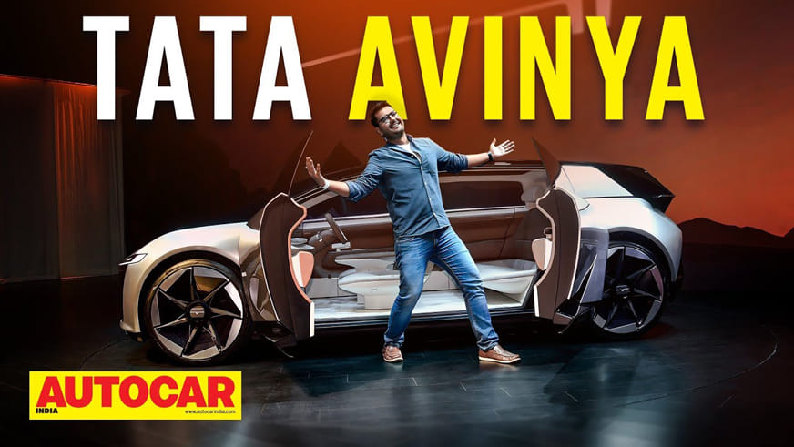 Tata Avinya concept exterior, interior walkaround video - Introduction ...