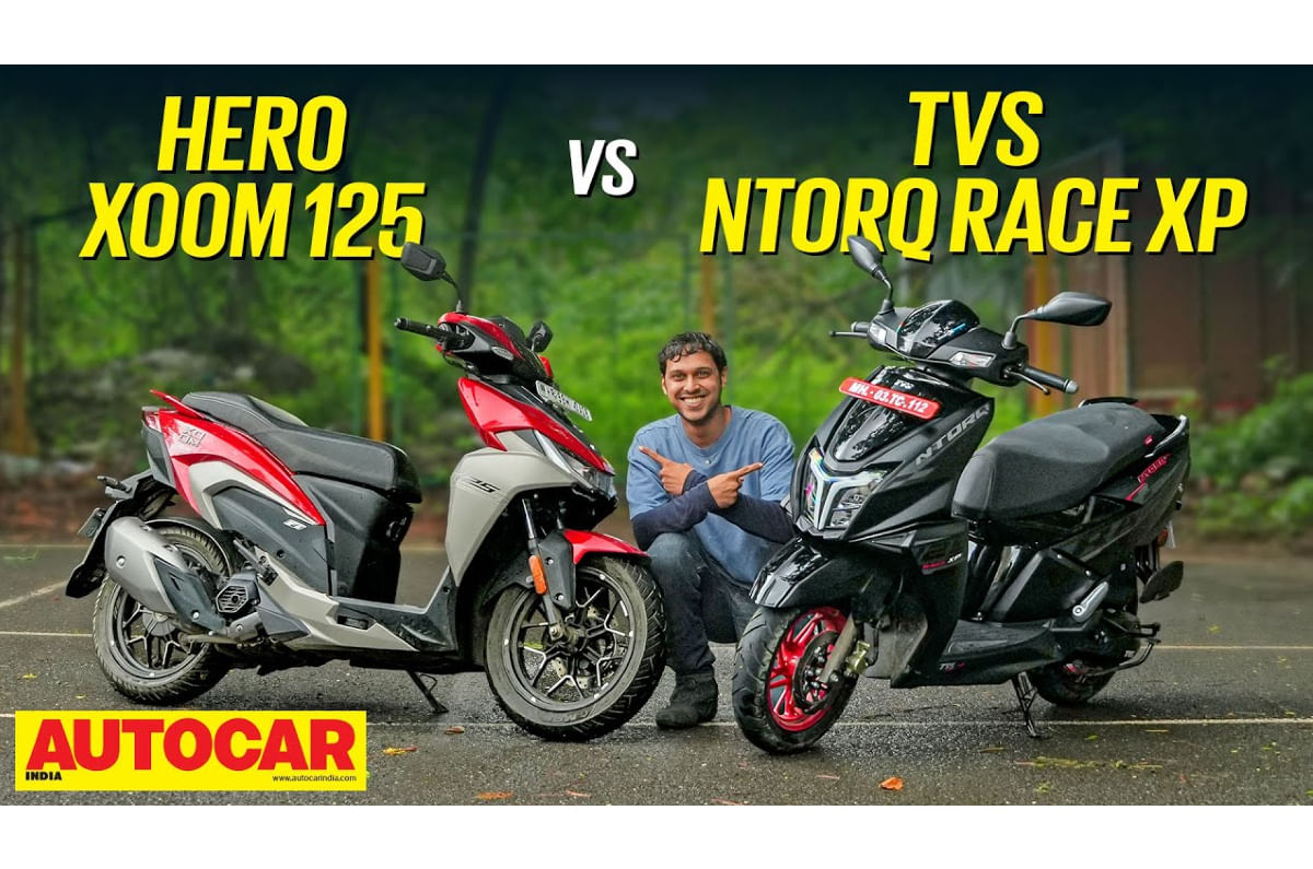 Hero Xoom 125 vs TVS Ntorq Race XP comparison video | Autocar India