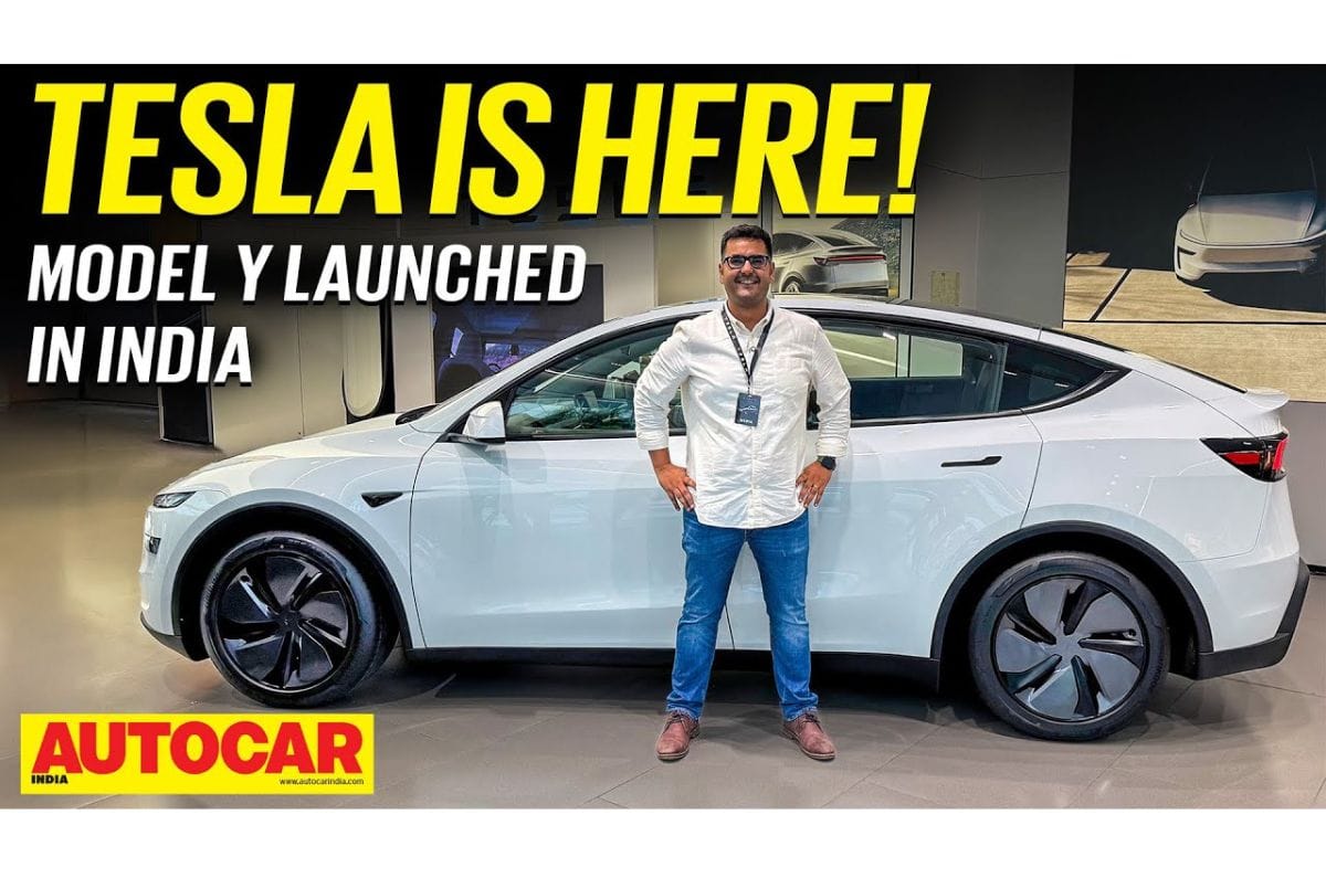 Tesla India showroom and Model Y walkaround video - Introduction ...